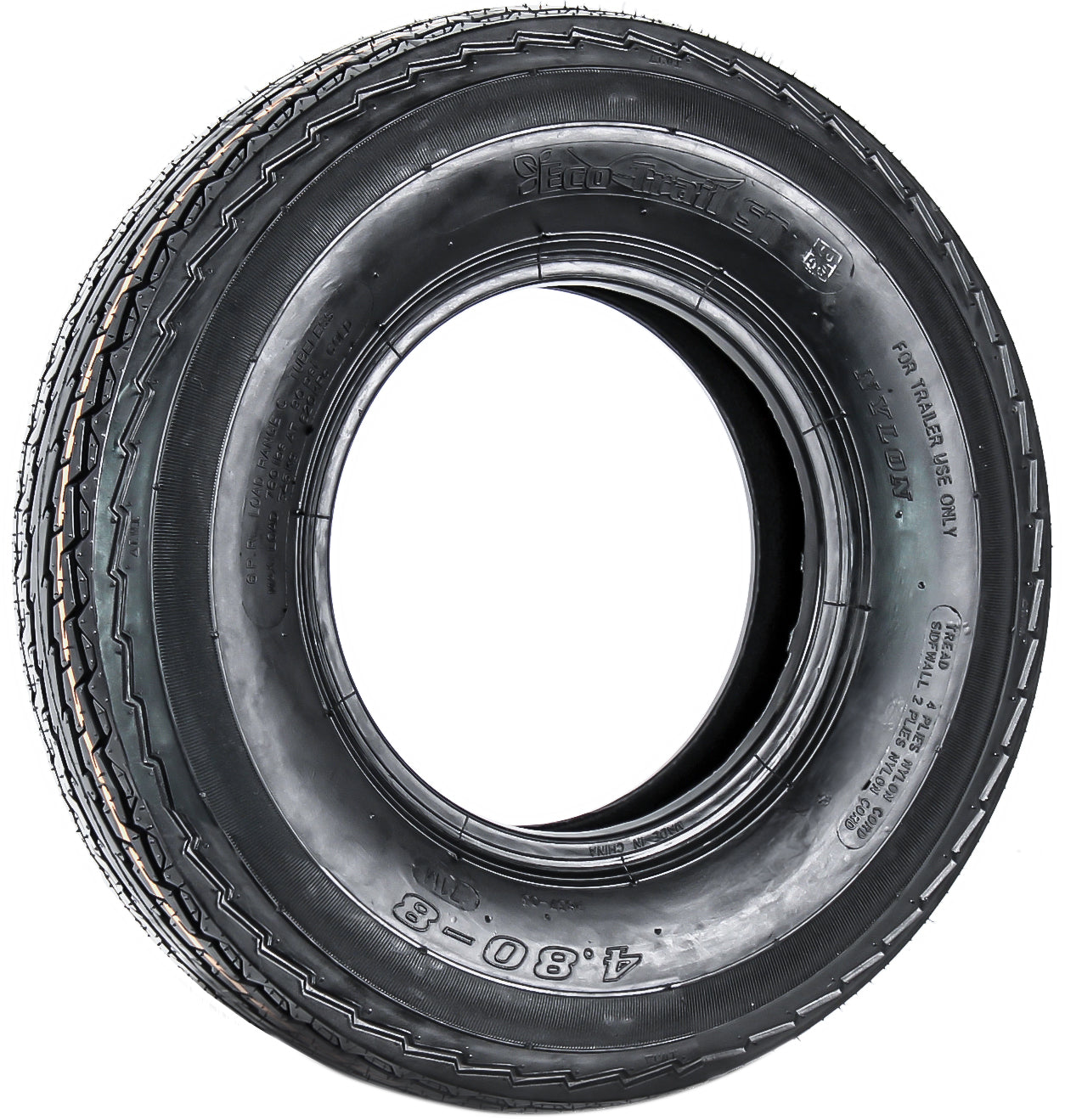 eCustomrim Trailer Tire 4.80-8 480-8 8 Inch Load Range C D.O.T. Approv ...